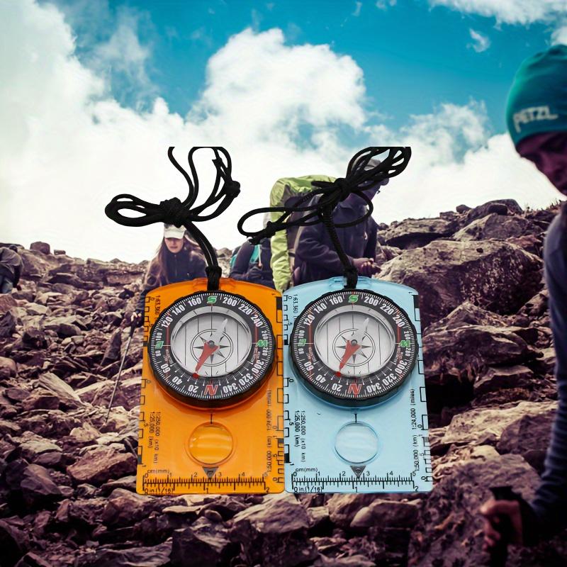 1pc Waterproof Acrylic Compass with Map Scale - Ideal for Outdoor ...