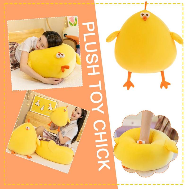 Plush Toy Chick Kawaii Soft Little Yellow Chicken Plush Doll - TikTok ...