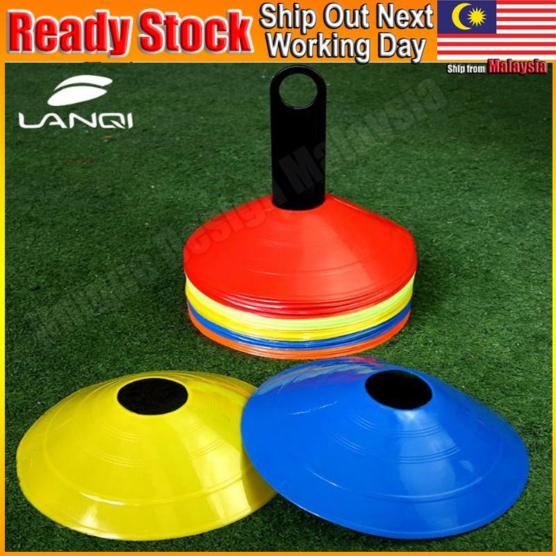 10pcs/set Soccer Discs Bucket Marker Fitness Training Sign Flat ...