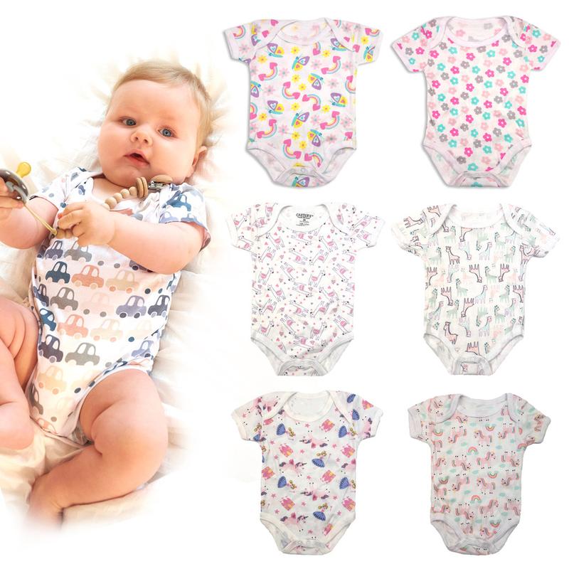 (0-9M) CARTER Girls Branded Baby Romper - 7 Designs / Baby Bodysuits ...