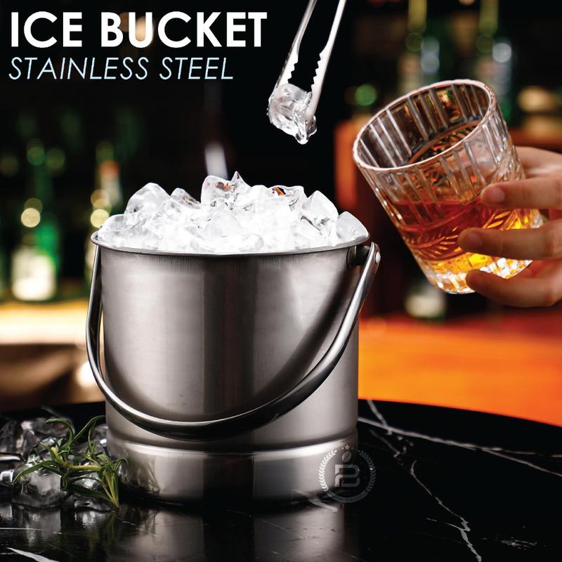 Bucket Ice 1.6 Liter Stainless Tebal Wadah 1600ml Ember Es Batu - Shop ...