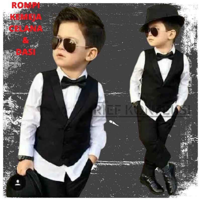 SETELAN ROMPI ANAK ROMPI , CELANA , KEMEJA , DAN DASI KUPU-KUPU| - Shop ...