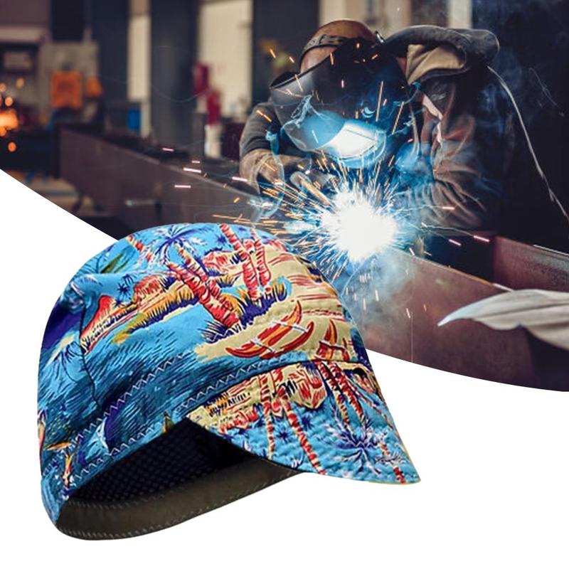 Fireproof Welding Cap Breathable Dust-Proof Fireproof Labor Protection ...