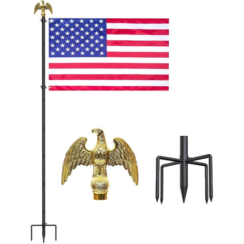Flag Poles for Outside in Ground: 10 FT Flag Poles in Ground - TikTok Shop