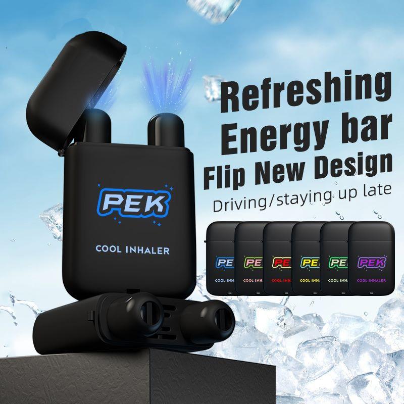 Pek Clamshell Double Hole Vital Oil Energy Bar Cool Nostril Nasal ...