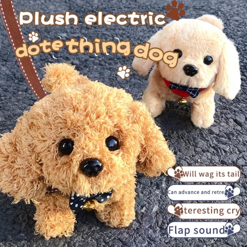 Plush Doll Electric Simulation Animal Plush Pet Dog Jumping Sound ...