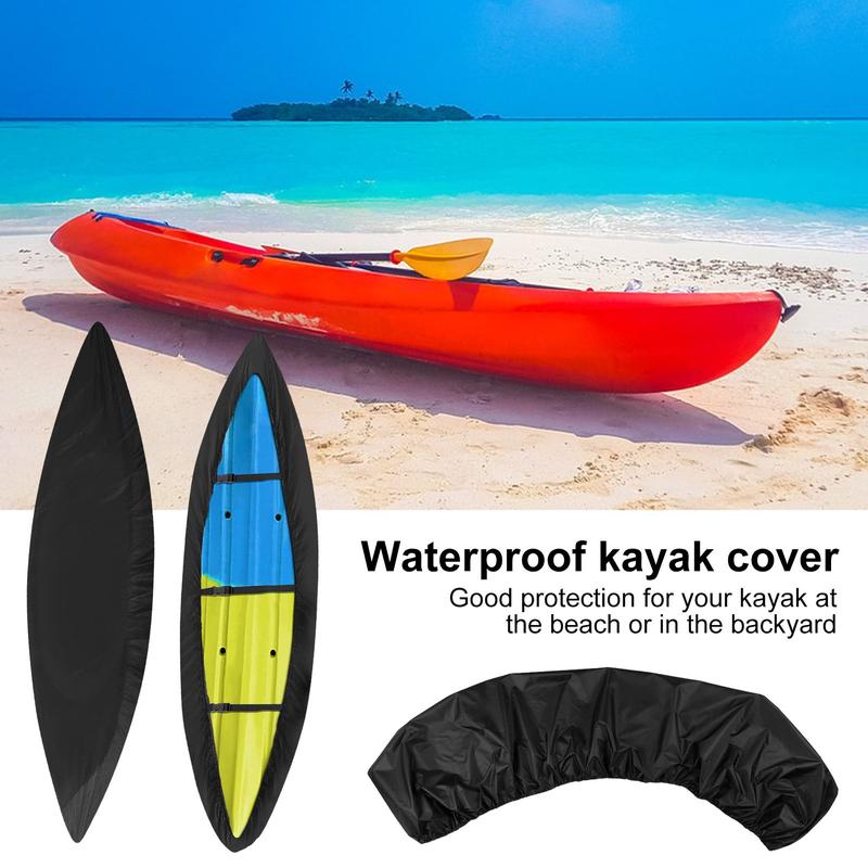 Kayak Cover 210D Heavy Duty Waterproof Canoe Cover Fade-Resistant ...