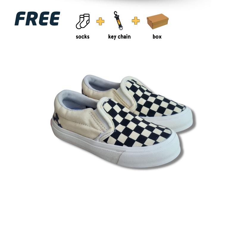 Sepatu Anak Slop Slip On Motif Catur Sneakers Anak Laki-Laki - Shop ...
