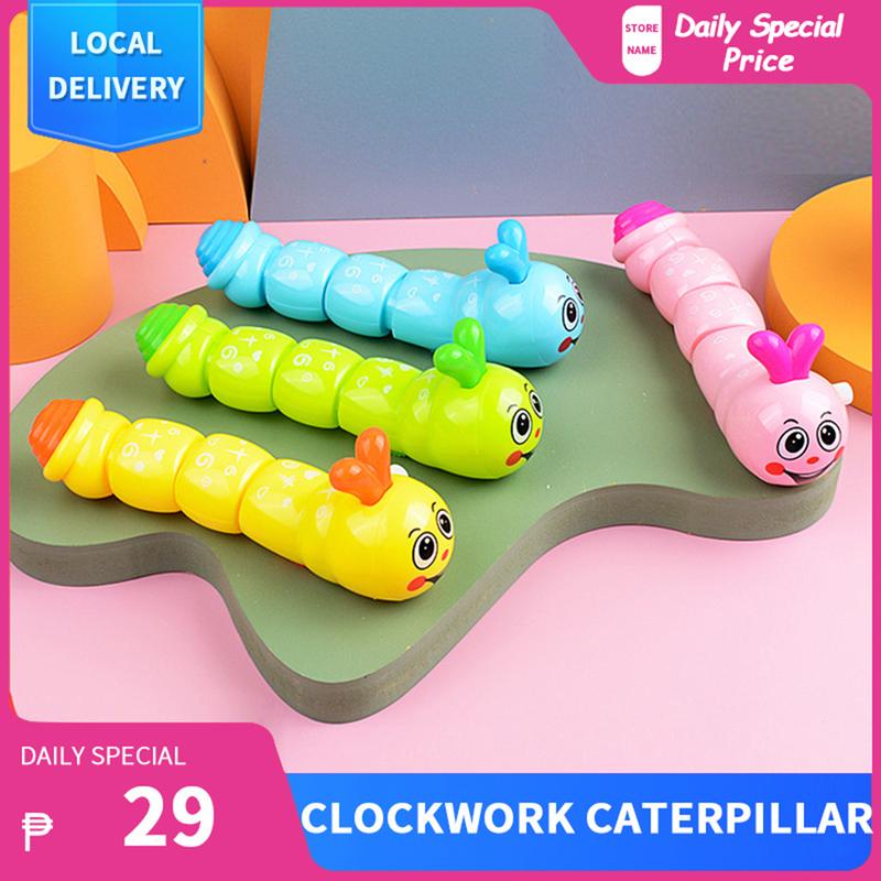 Caterpillar Crawling Clockwork Toys No-battery Needed Vehicl - TikTok Shop Philippines