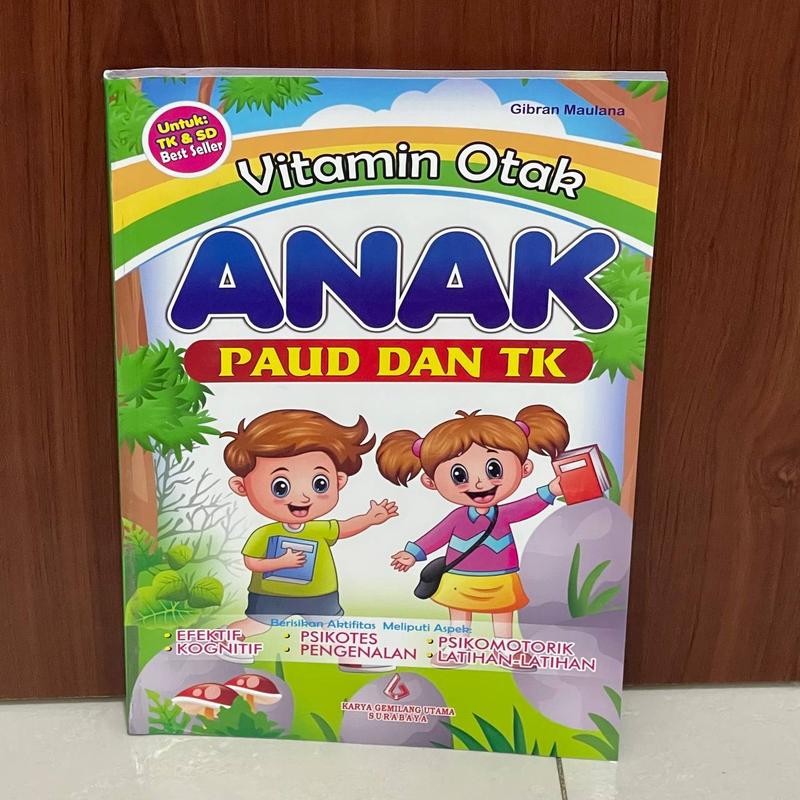 BUKU Vitamin Otak Anak untuk Paud TK SD FULL COLOUR Bergambar - Shop ...