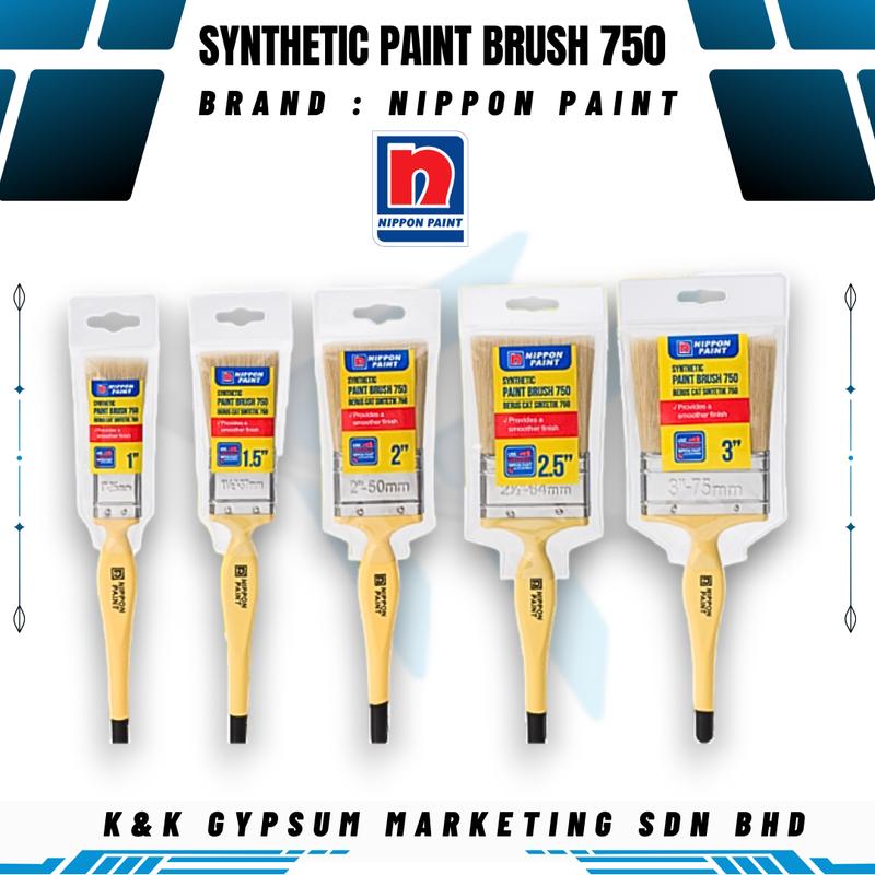 Synthetic Paint Brush 750 - NIPPON PAINT BRUSH - TikTok Shop Malaysia
