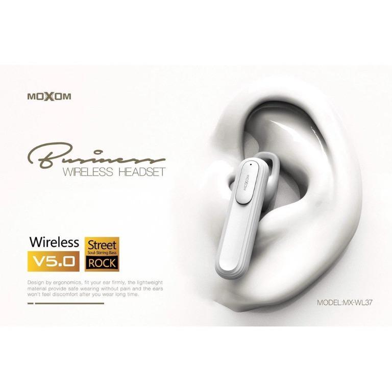 Alat Dengar Bluetooth Tanpa Wayar, MOXOM MX-WL37, V5.1, Suar - TikTok ...
