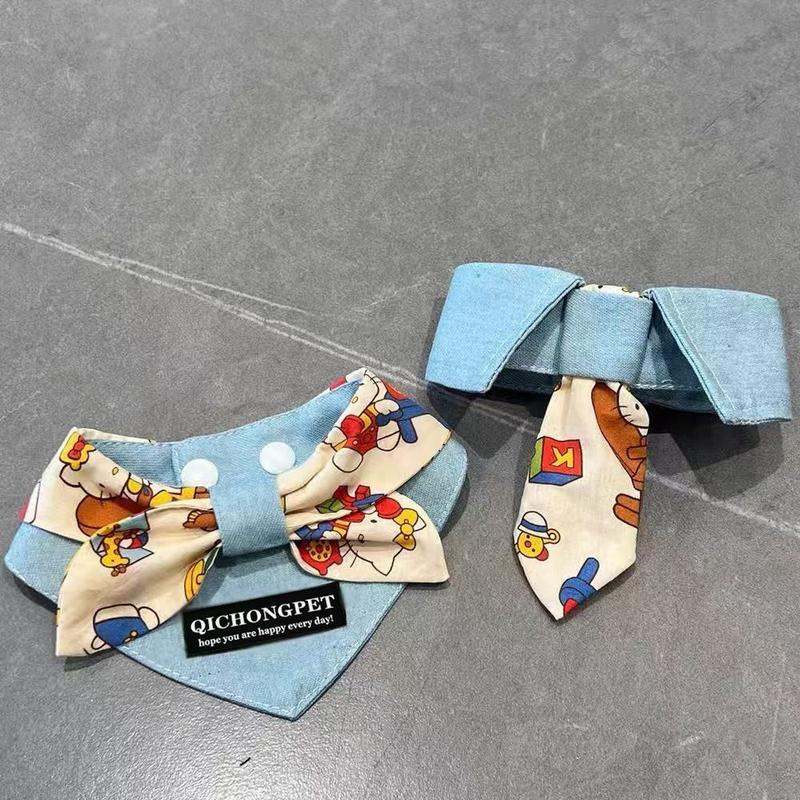 Pet Cat Drool Bib Small Cute Neck Scarf - TikTok Shop Singapore
