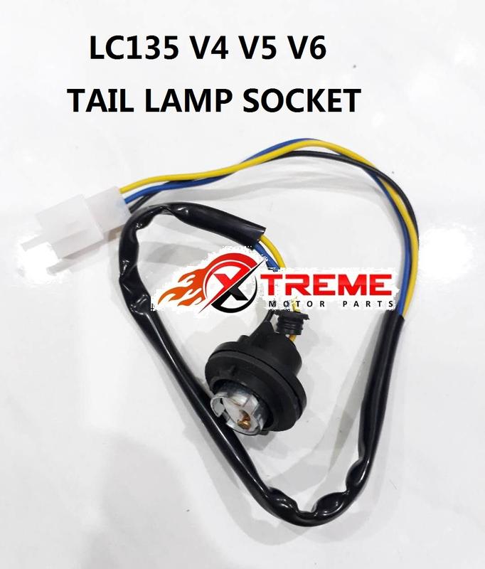 YAMAHA LC135 V4 V5 V6 TAIL LAMP LAMPU BELAKANG SOCKET WIRING - TikTok ...