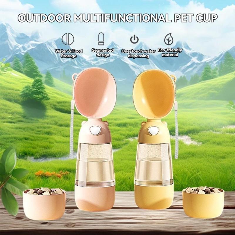 Pet Water Bottle Portable Pet Accompanying Cup Cat Dog Trave - TikTok Shop Philippines