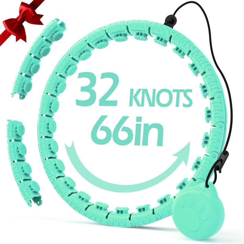 66 Inch Weighted Hula Circle, 32 Links Hula Circle with Weight - TikTok ...