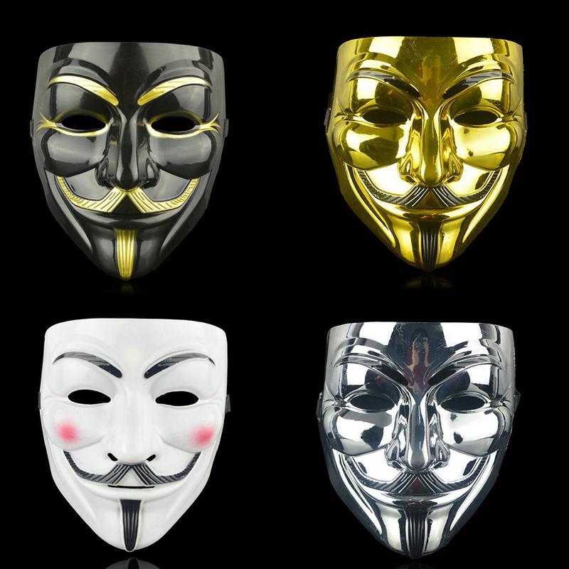 Topeng muka ANONYMOUS-HALLOWEEN, HACKER V, untuk VENDETTA GU - TikTok ...