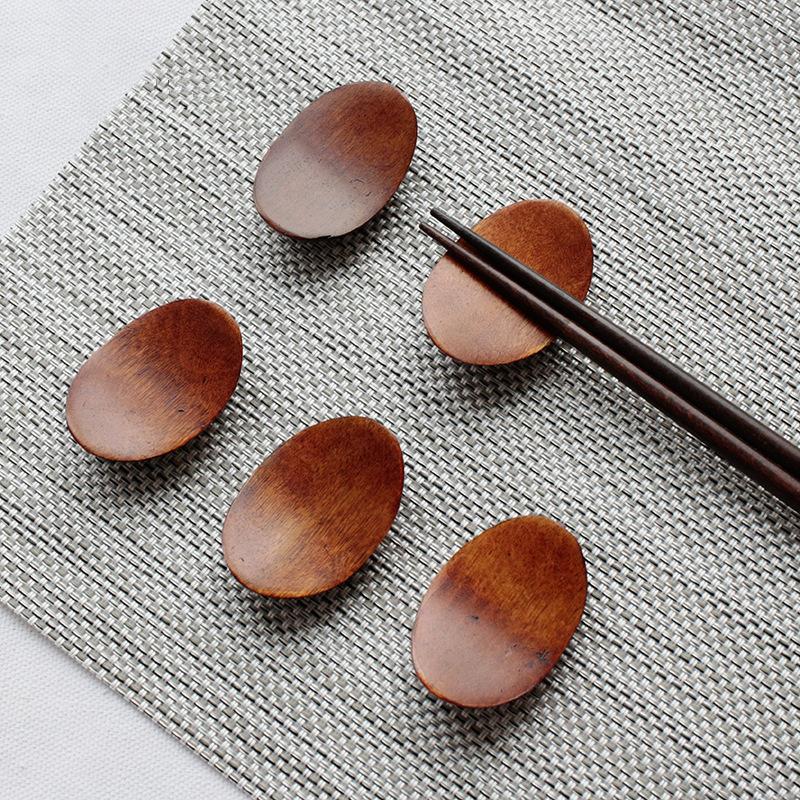 Japanese-style Wooden Chopsticks Stand Nanmu Big Ingot Chopsticks ...