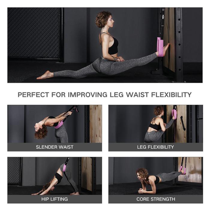 Promo Innstar Backbend Suspension Trainer Strap Outdoor Portable - Pink ...