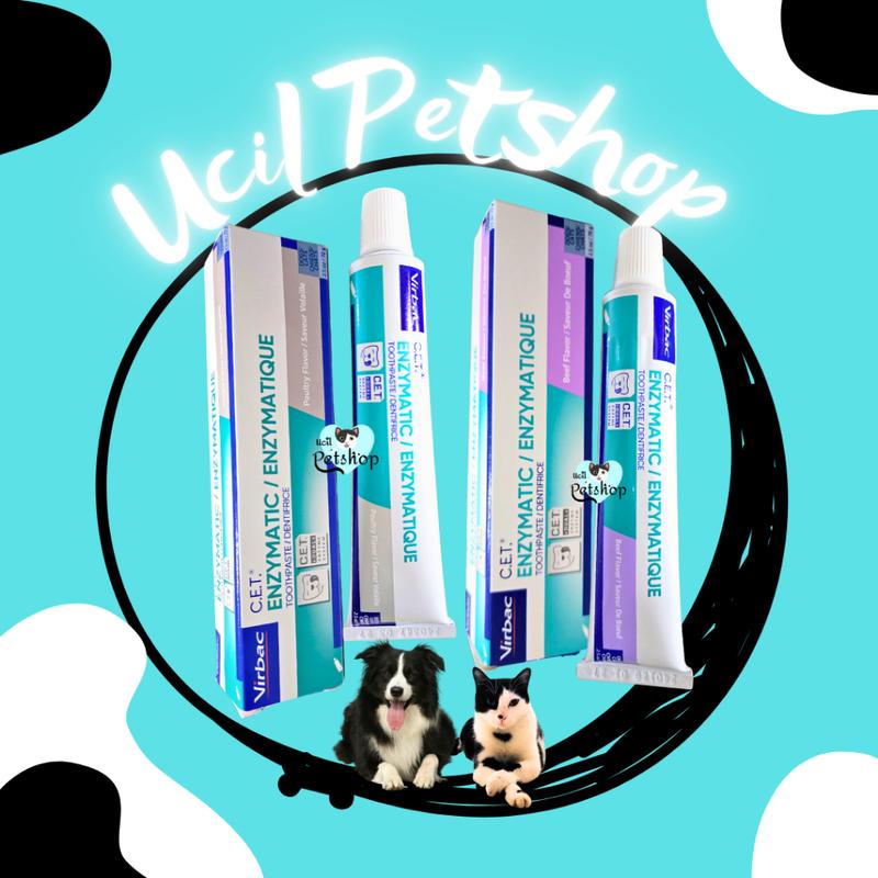 Virbac CET Enzymatic Toothpaste Pasta Odol Anti Karang Gigi Cat - Shop | Tokopedia