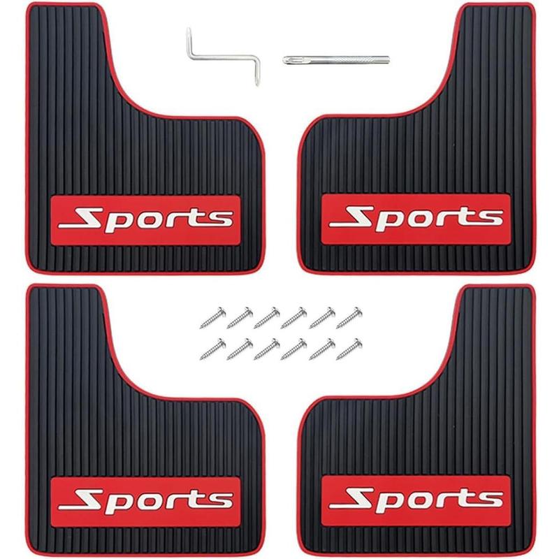 Universal Car Mud Flaps, Rubber Mudguard Soft No Collision Front ...