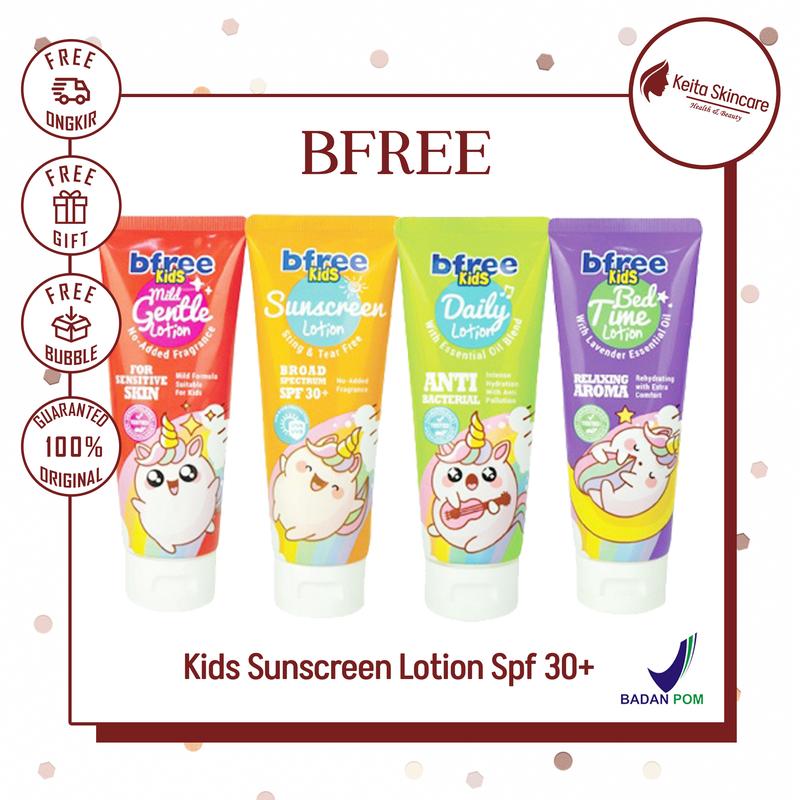 Bfree Kids Suncreen Lotion Spf 30+ Sunscreen Anak - Shop | Tokopedia