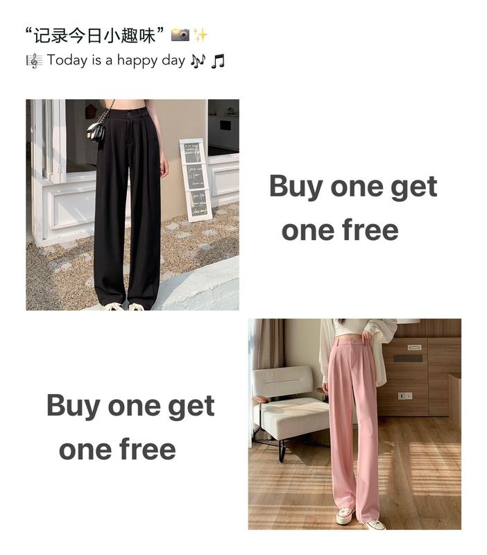 BUY 1 GET 1 free korean garterized hight waist trouser - TikTok Shop ...