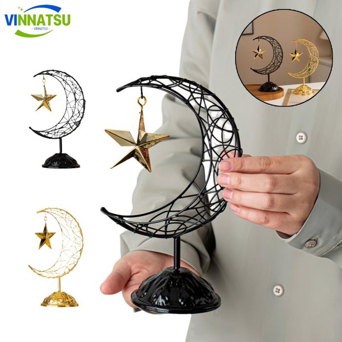 Promo Vinnatsu Ornamen interior Ornamen Logam Bulan Sabit Berkaki ...