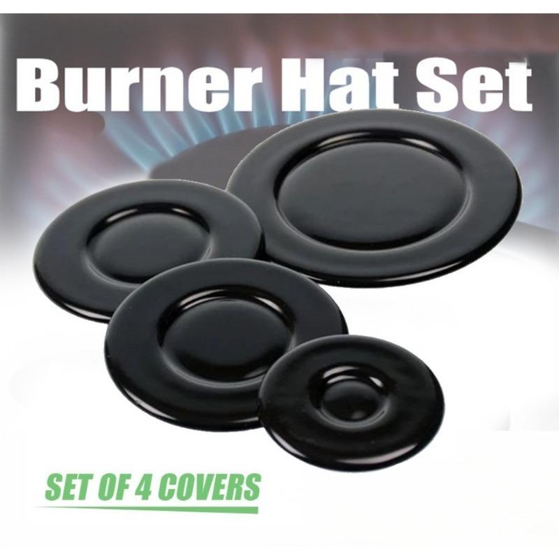 4pcs Universal Burner Cap Set Gas Burner Crown Gas Flame Cap - TikTok ...