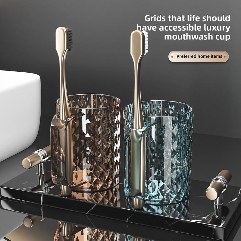Mouthwash Cup Light Luxury Tooth Cup Household Transparent Storage ...