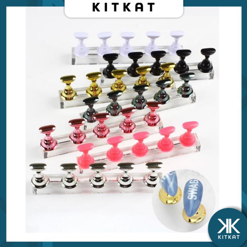 KKT Stand Display Kuku Palsu Magnetik Nail display Stand Holder Stand ...