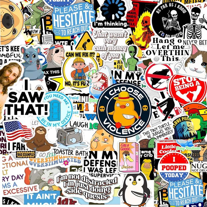 130pcs Funny Stickers for Adults, Prank Meme (Dirty) Hilarious - TikTok ...