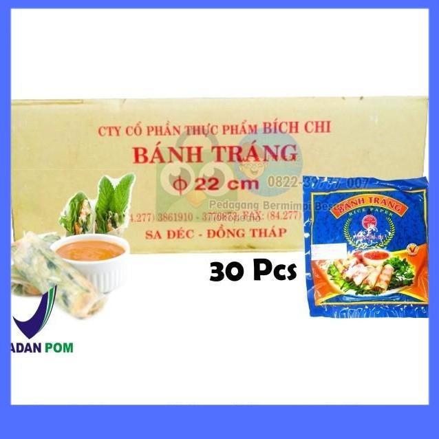Jual [PBB] Banh Trang Rice Paper 400gr Carton Isi 30pcs | Kulit Lumpia ...