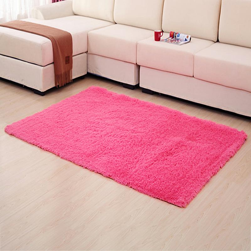 Solid Color Floor Mat Sofa Cushion Living Room Bedroom Carpe - TikTok ...