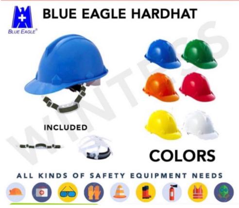 Blue Eagle safety hard hat safety helmet HC32 - TikTok Shop Philippines