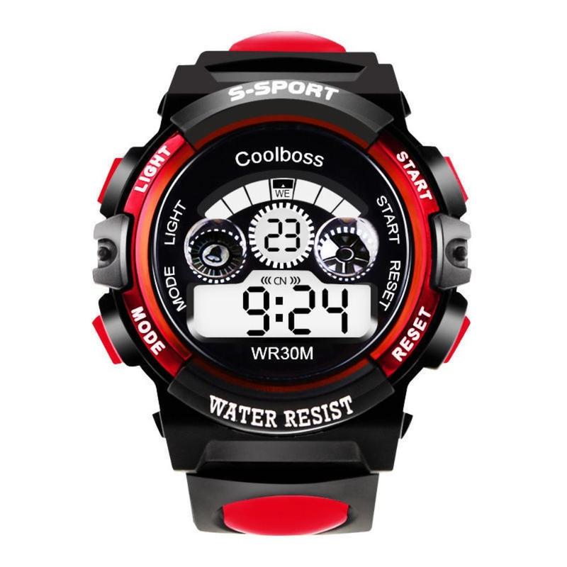 Jam Tangan Sukan, Bahan Getah dan Plastik, LED, Tersedia dalam - TikTok ...