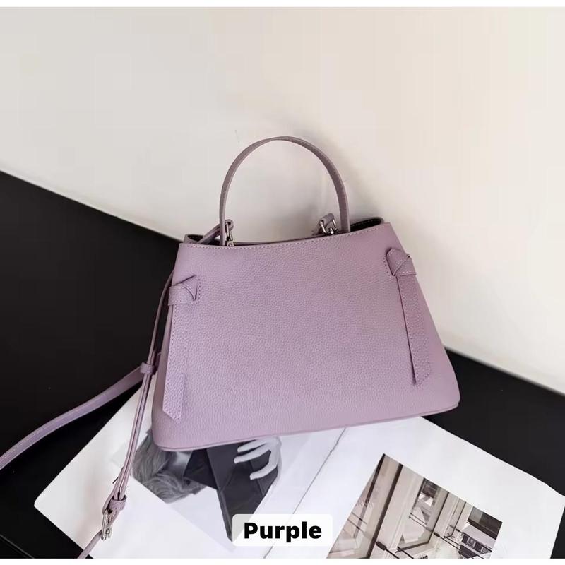 Holy - Genuine Leather top handled bag with detachable shoulder ...