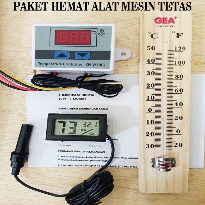 PAKET HEMAT ALAT MESIN TETAS TELUR Digital Kayu Termometer - Shop ...