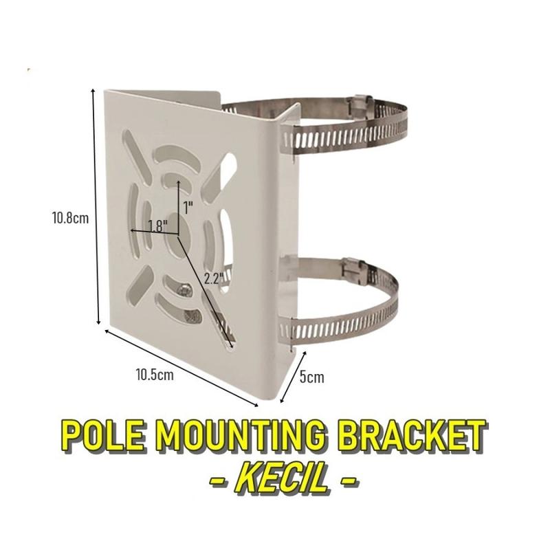 Bracket CCTV Pole Mounting / Bracket Tiang Camera Kamera KECIL - Shop ...