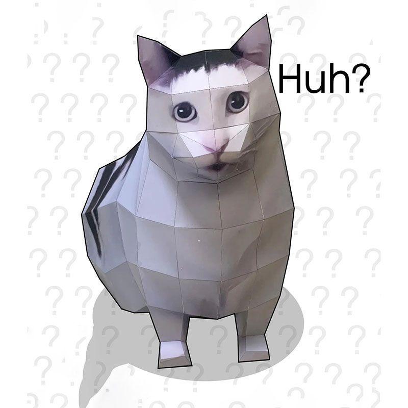 Kucing Model Kertas, Kucing Huh, Kucing Doubt, Kucing Berputar - TikTok ...