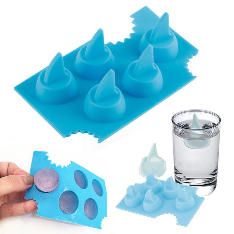 Silicone Ice Tray Creative Silicone Ice Tray Shark Fin Silicone ...