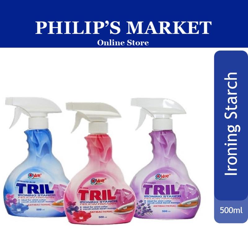 Yuri Tril Antibacterial Ironing Starch Spray 500ml - TikTok Shop Singapore