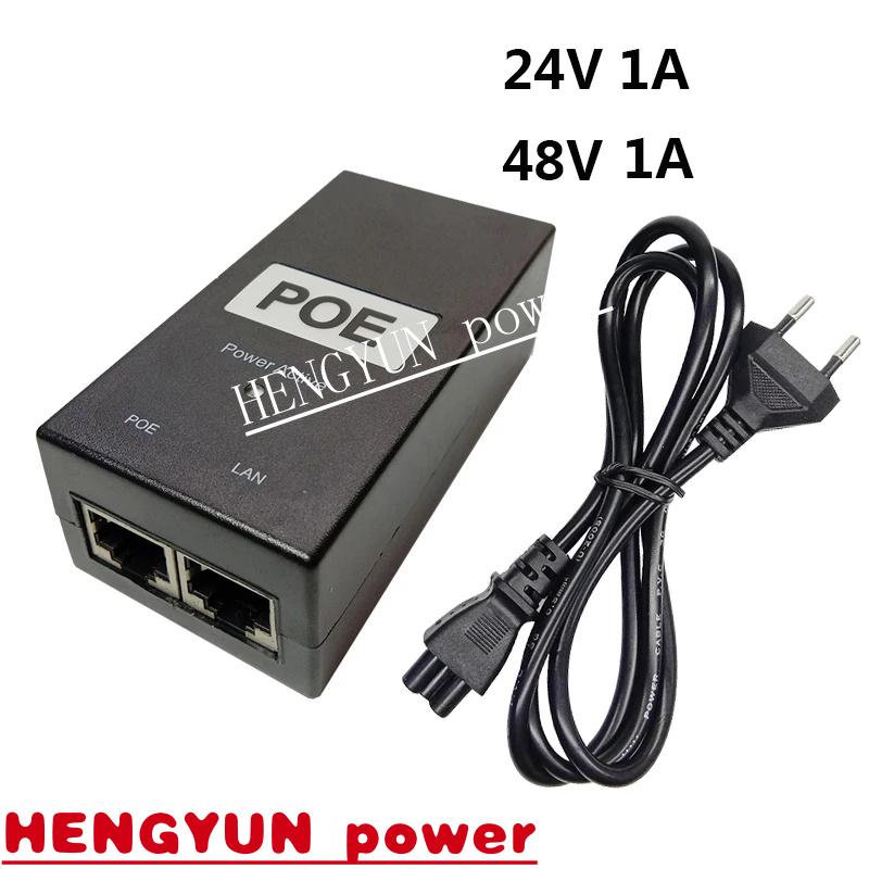 48V1A 24V1A 48v 24v POE Source POE Power Injector uk 48V 1A 48 - TikTok ...