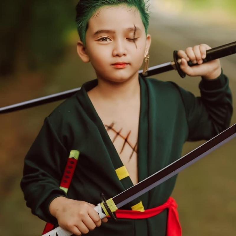 Roronoa Zoro Onepiece costumes for kids boys 3months-12years - TikTok ...
