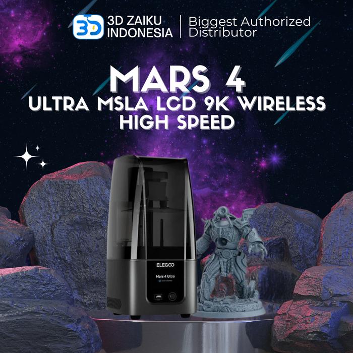 Promo ELEGOO Mars 4 ULTRA MSLA LCD 9K Wireless High Speed 3D Printer ...