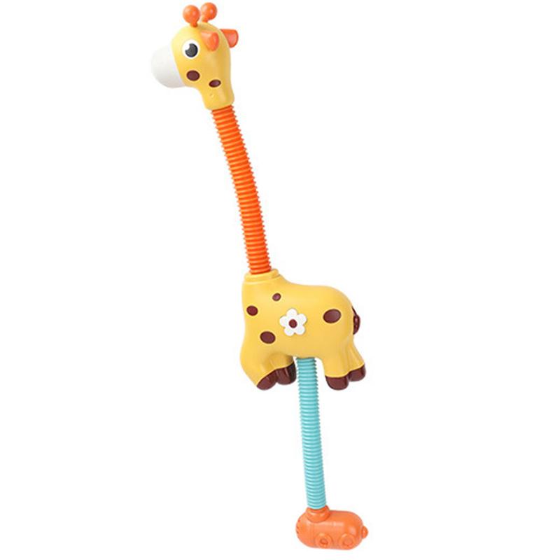 Cute Giraffe Bath Headtoys Learning Bathroom Shower Interactive Bathtub ...