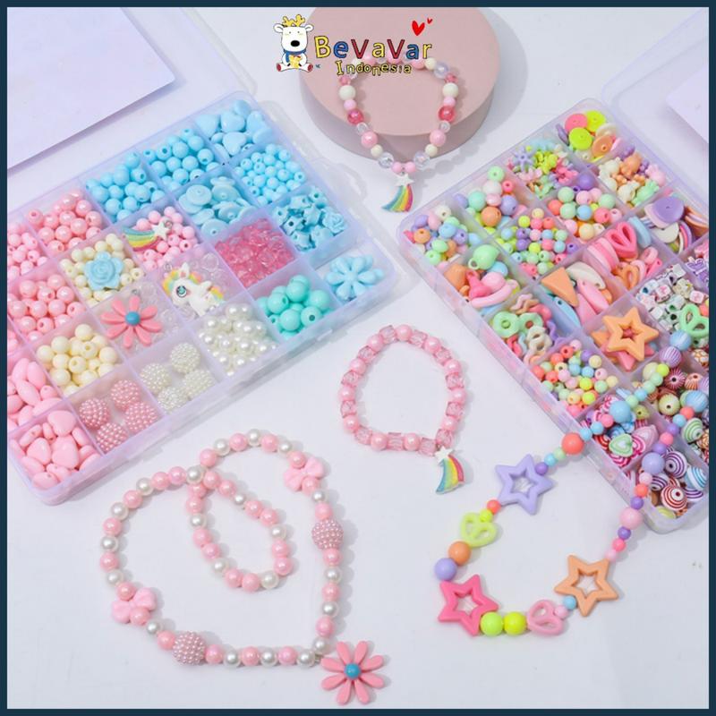 Bevavar Mainan Pendidikan Kreatif Anak Kalung / Gelang / Ikat Rambut ...