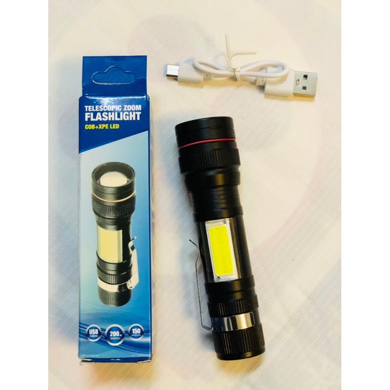 TELESCOPE ZOOM MINI FLASHLIGHT COB+XPE LED 200LM BRIGHTNESS. - TikTok ...