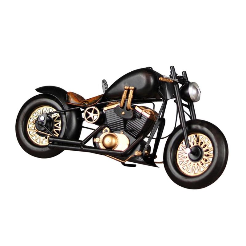 Patung Besi Motosikal, Patung, Hiasan Meja, Arca, untuk Kabinet ...