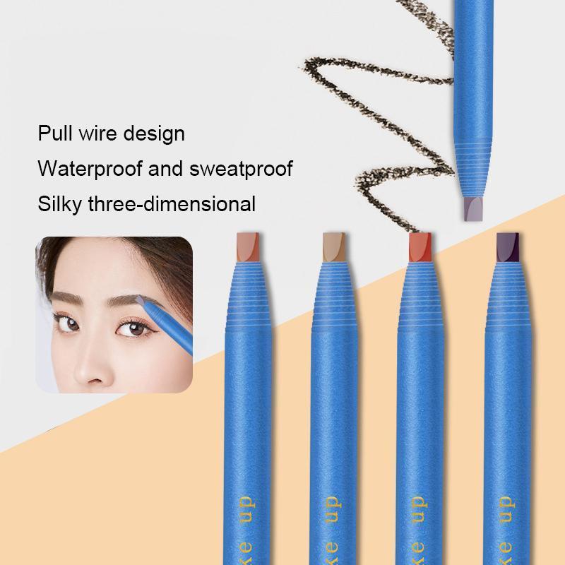 New Blue Rose Pull Eyebrow Pen with Anti Dizziness and Anti Sweating ...
